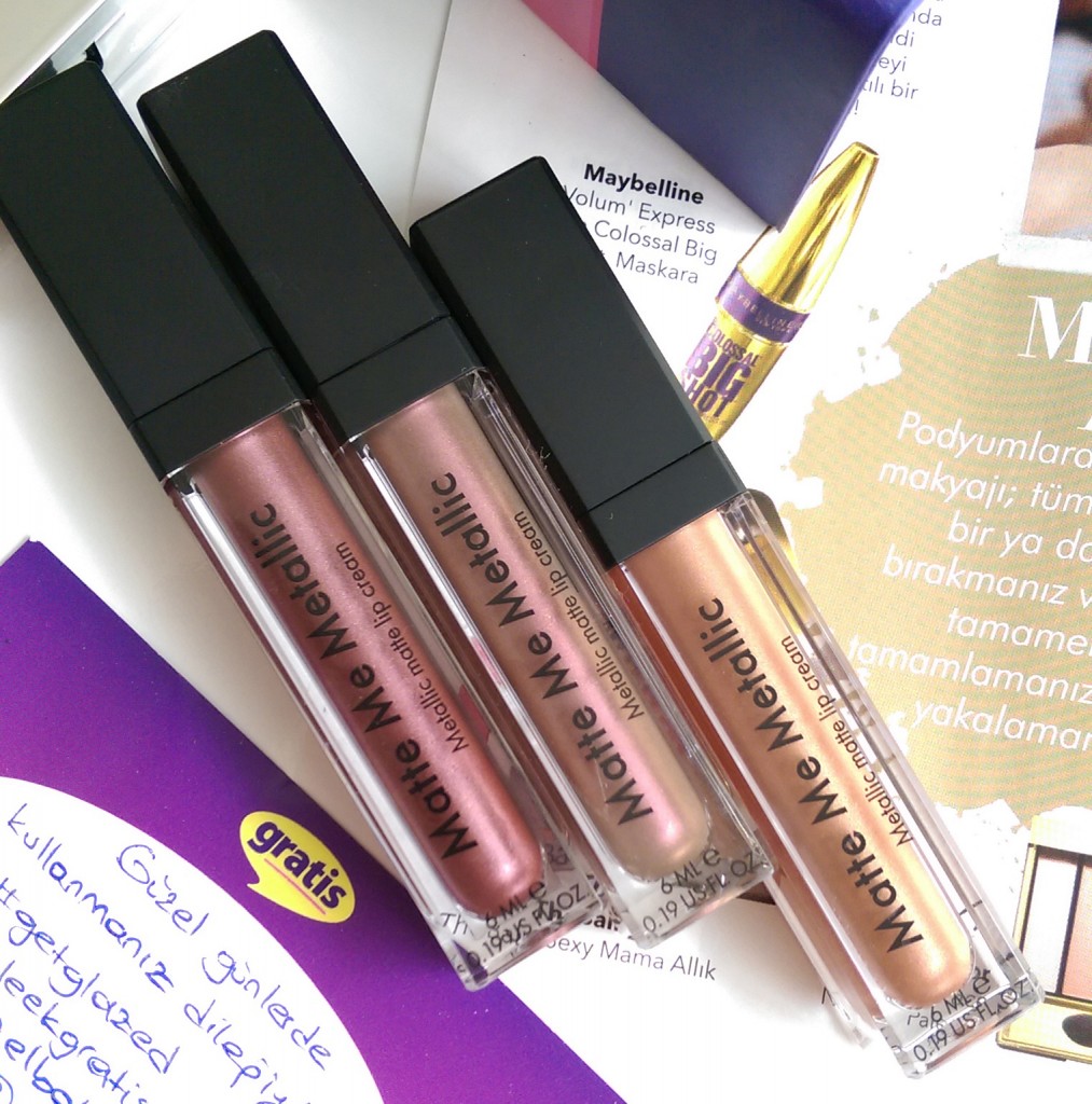 Sleek Matte me lip gloss ve aydınlatıcı