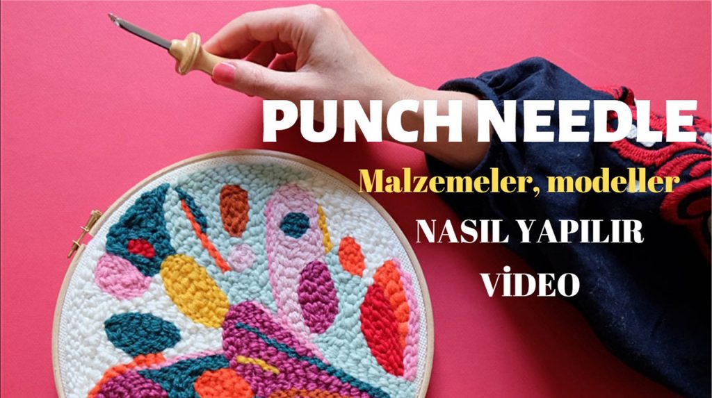 Punch İşi nasıl yapılır yastık modelleri